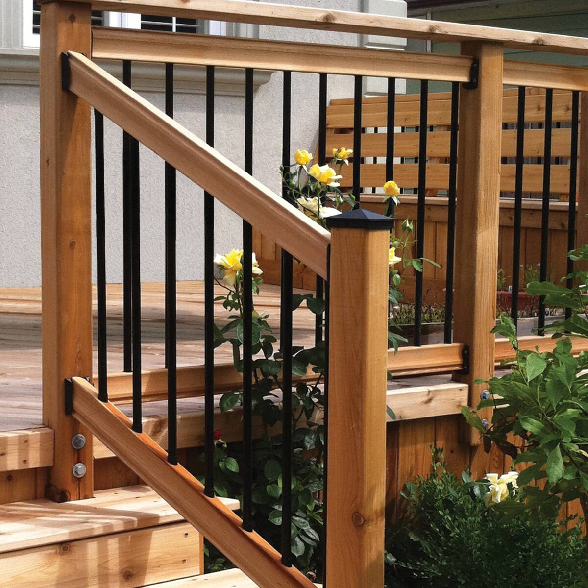 Nuvo Iron SRC Stair Rail Connector 4-Pack at Sutherlands