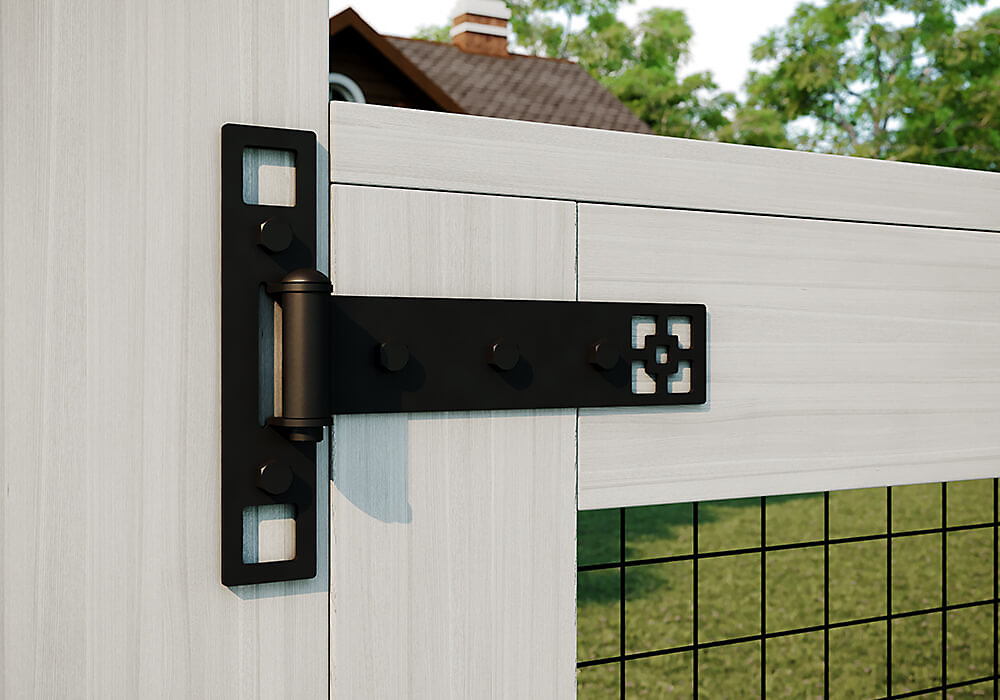 National Hardware™ N109-015 GATE KIT BLACK 8IN at Sutherlands