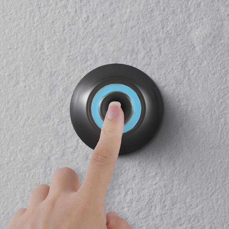 Heath Zenith® 18000142 Black Metal Wired Lighted Push Button at Sutherlands