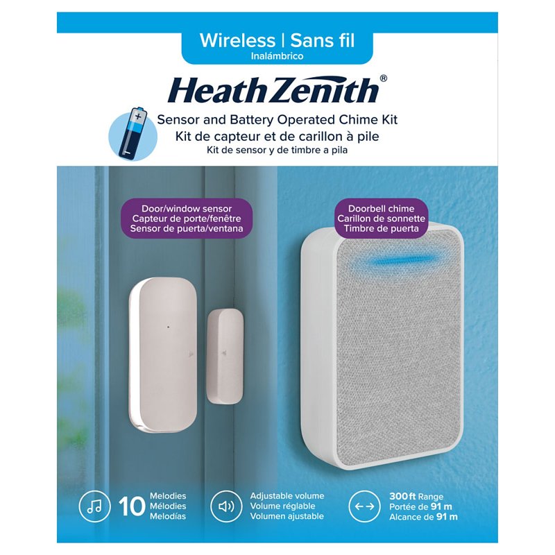 Heath Zenith® 18000173 Wireless Entry Sensor And Battery Operated Alert Kit at Sutherlands