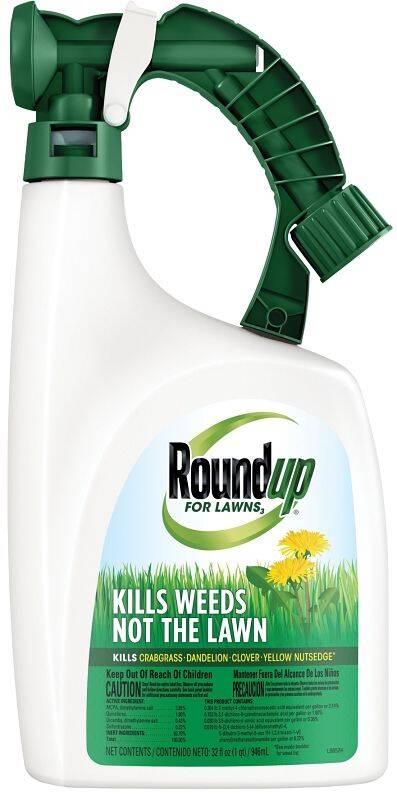 Roundup 5020410 32-Ounce Ready to Spray Lawn Weed Control at Sutherlands