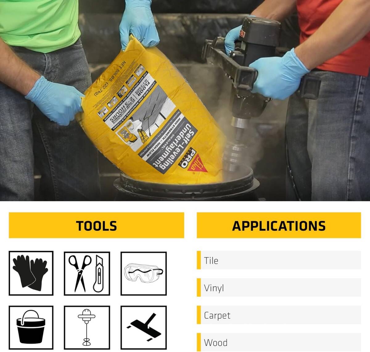 Sika® 517004 50-Pound Self-Leveling Underlayment at Sutherlands