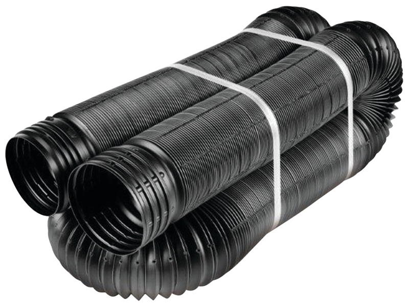 Amerimax 51310 4-Inch X 25-Foot Solid Flex Drain Pipe at Sutherlands