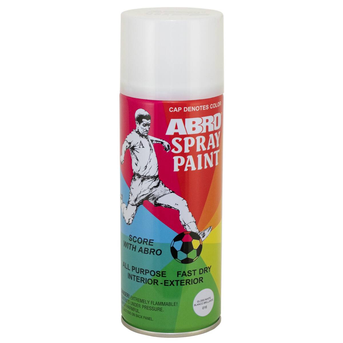 ABRO SP-016-USA 10-Ounce Spray Paint Gloss White at Sutherlands