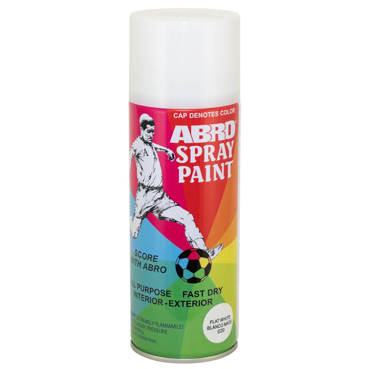 ABRO® SP-020-USA 10-Ounce Spray Paint Flat White at Sutherlands