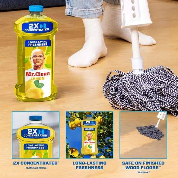 Mr. Clean® 030772112915 41-Fl. Oz. Lemon Multi Surface Cleaner at ...