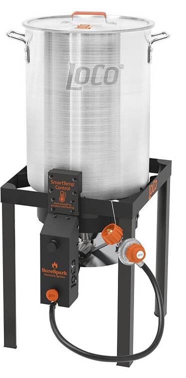 LOCO LCTFKESB30CA 30 Quart Propane Turkey Fryer Kit at Sutherlands