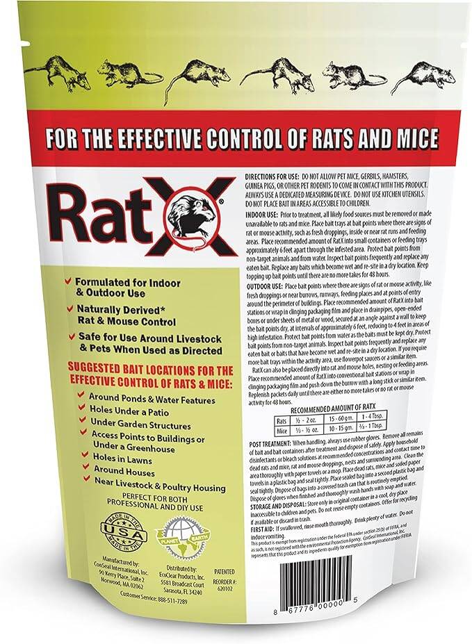 RatX 620102 3-Pound Non-Toxic Rat/Mouse Bait at Sutherlands