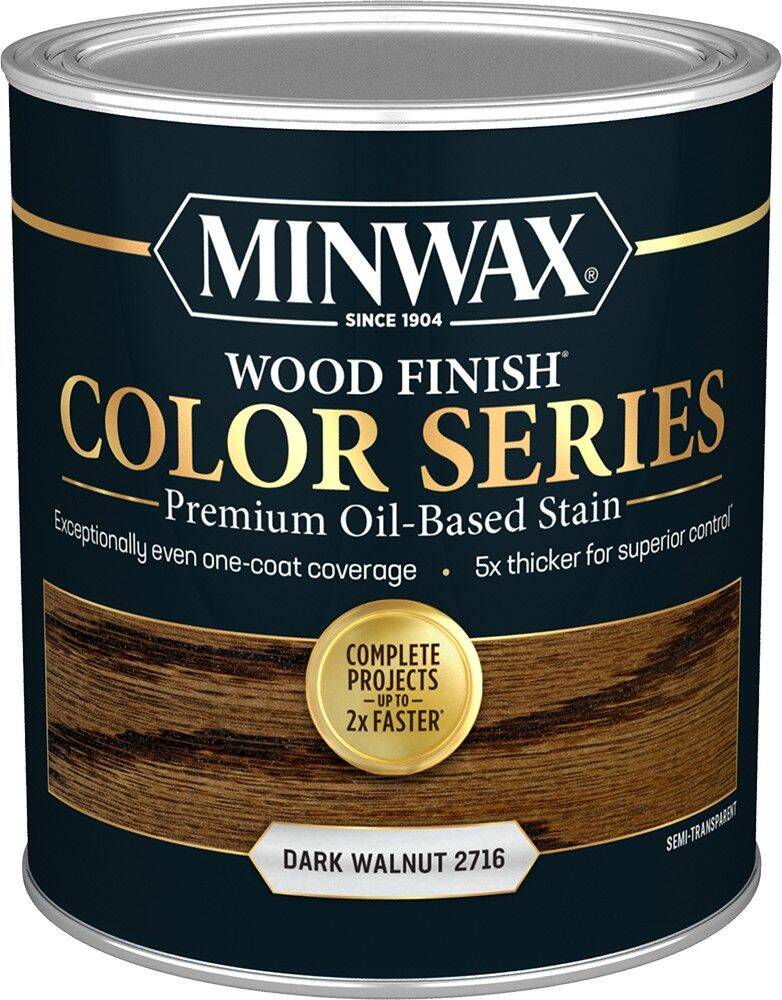 Minwax® 800012000 1-Quart Dark Walnut Wood Finish Interior Stain at ...