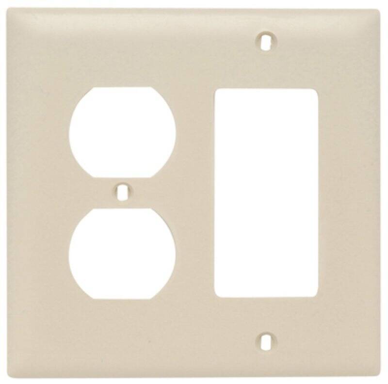 Legrand TP826ICC12 TradeMaster® Ivory Combination Wall Plate at Sutherlands