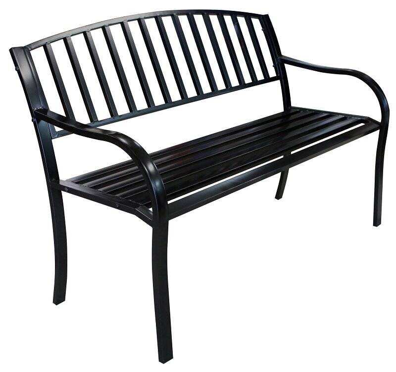 Leigh Country TX 94111 Metal Slatted Bench #4183828 at Sutherlands