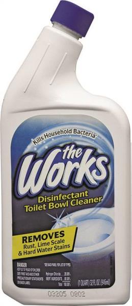 Home Care Labs 33310WK 32-Fl. Oz. The Works® Disinfectant Toilet Bowl ...