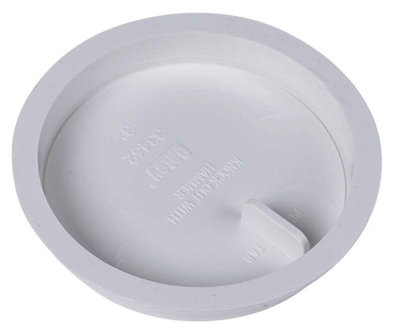 Oatey® 39102 Oatey Knock-Out 3-Inch White ABS Test Cap #5599048 at ...