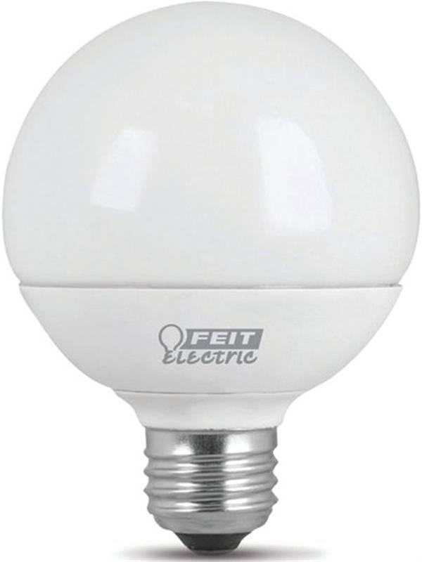 Feit Electric G2560/850/10KLED/3 60-Watt G25 E26-Medium Non-Dimmable ...