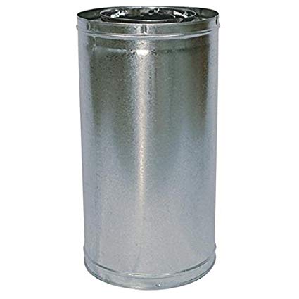 FMI 48-8DM 8 x 48-Inch Steel Snap Lock Double Wall Insulated Chimney ...