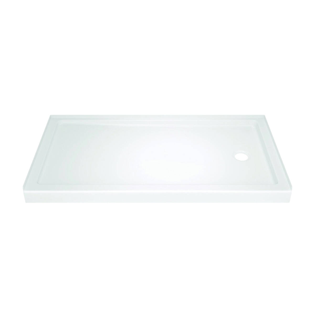 DELTA 40094R 60 x 32-Inch Rectangular High Gloss White Acrylic Right ...