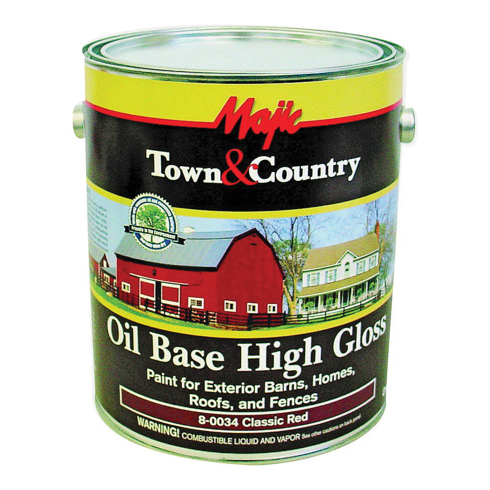 Exterior Oil Paint Red