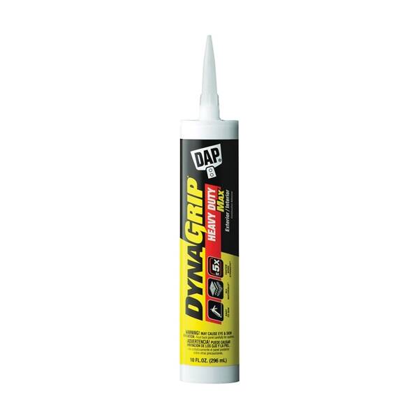 DAP 27511 9-Fl. Oz. White DynaGrip Heavy Duty Max Construction Adhesive ...
