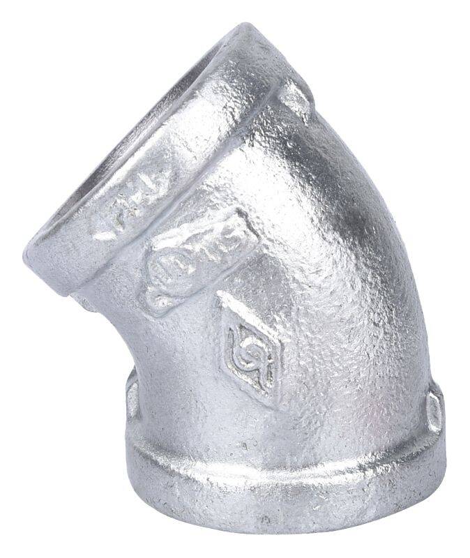 ProSource 4-1G 1 in. FIP x 1 in. FIP Galvanized Malleable Steel Elbow ...