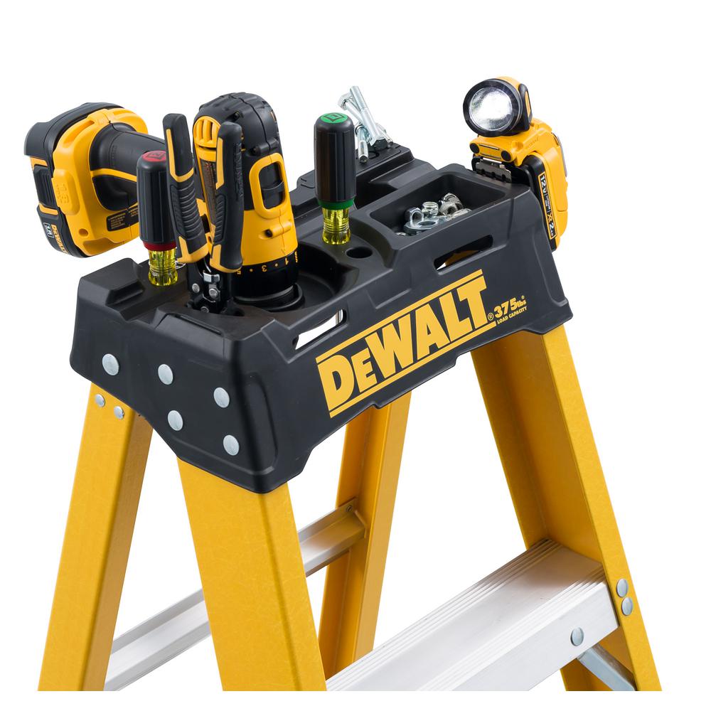 Fiberglass Step Ladder 500-pound Load Capacity 5 Step Ladders ...