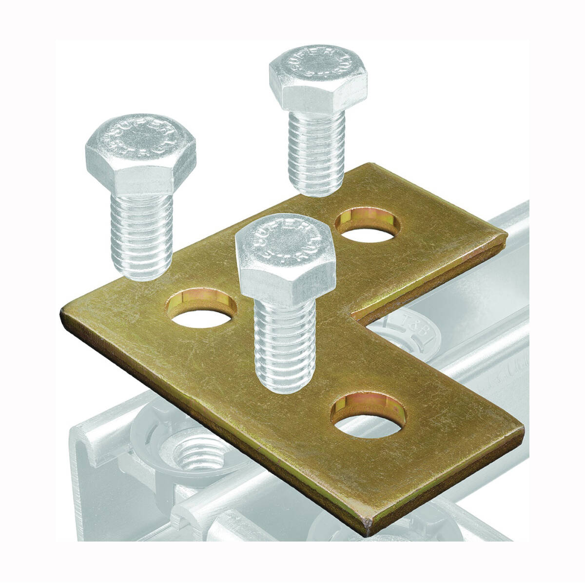 SuperStrut ZAB219-10 Superstrut Corner 3-Hole Flat Right-Angle Bracket ...