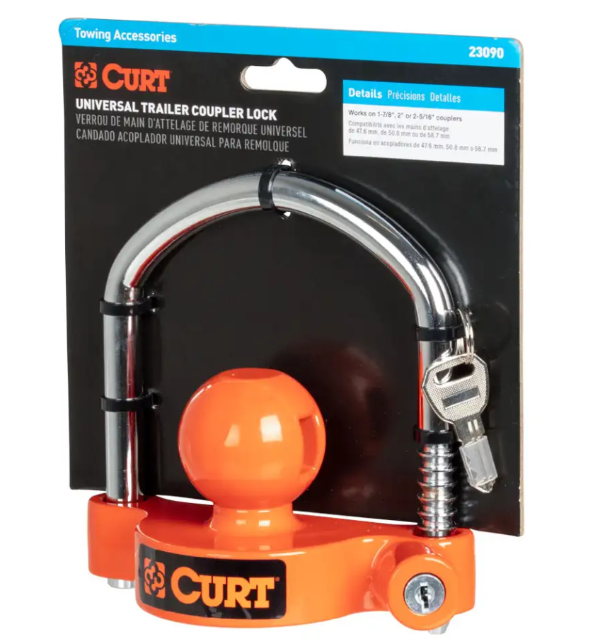 Curt 23090 Universal Trailor Coupler Lock at Sutherlands