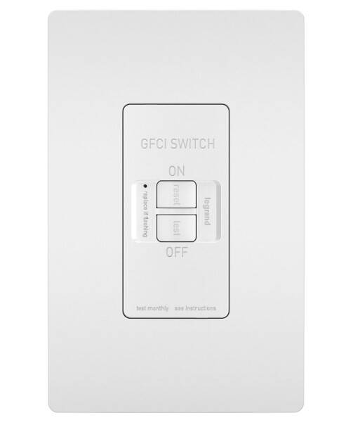 Legrand 2087WCCD4 radiant® 20-Amp 125-Volt Commercial / Residential ...