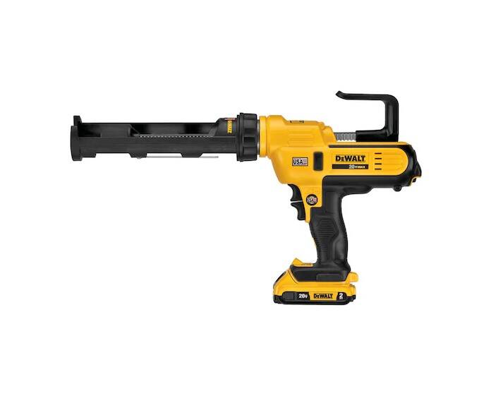 DeWALT® DCE560D1 Cordless Caulk Adhesive Gun Kit, 10-Ounce Cartridge at ...