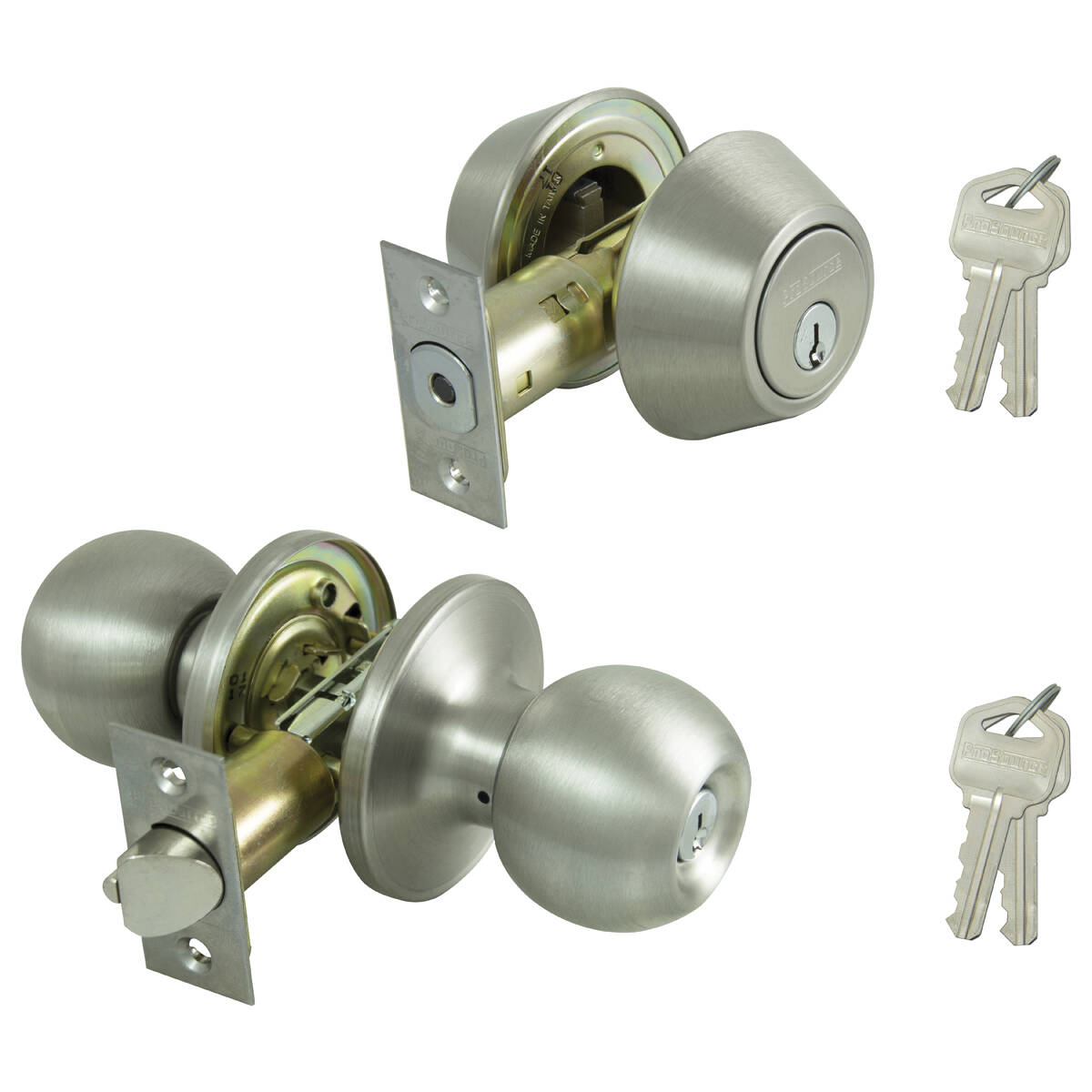 ProSource B36B1-PS The combination lockset entry lockset and deadbolt ...