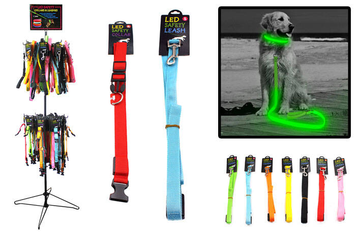 Diamond Visions 11-2874 Small, LED Lighted Dog Leash, Assorted Colors ...