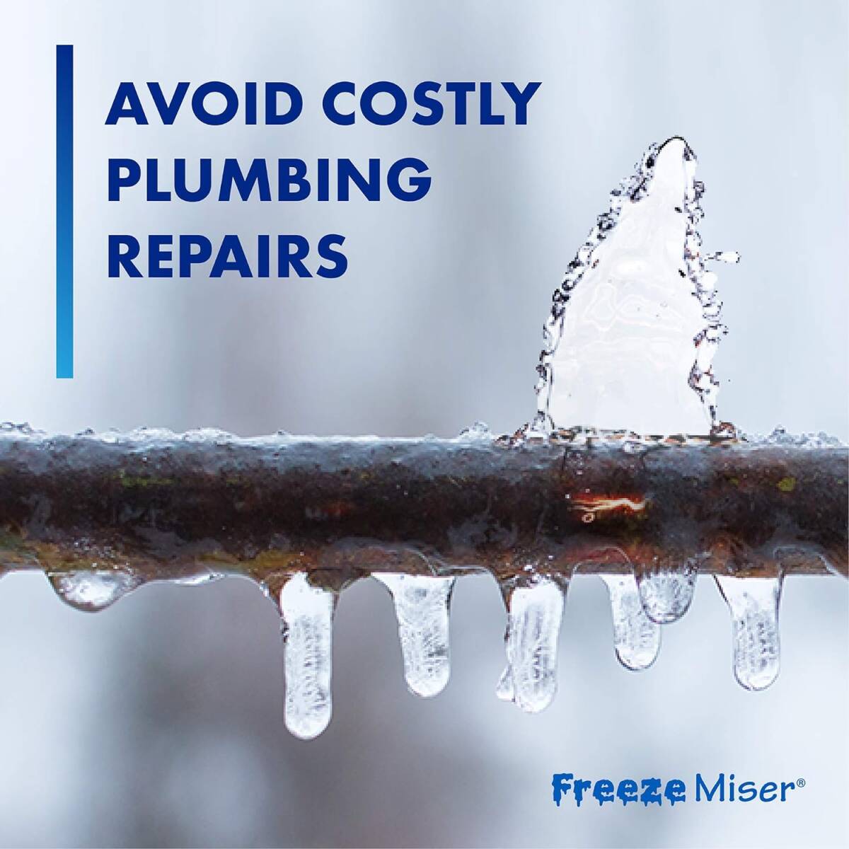 Freeze Miser® 6000-02 The Freeze Miser® Outdoor Faucet Freeze Protector ...