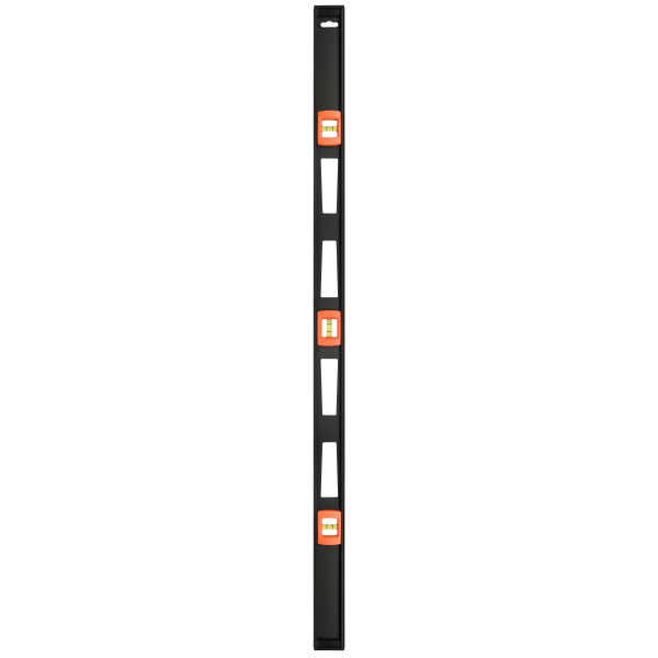 Johnson Level 3748 48-Inch Black Aluminum 3-Vial Top-Reading I-beam ...