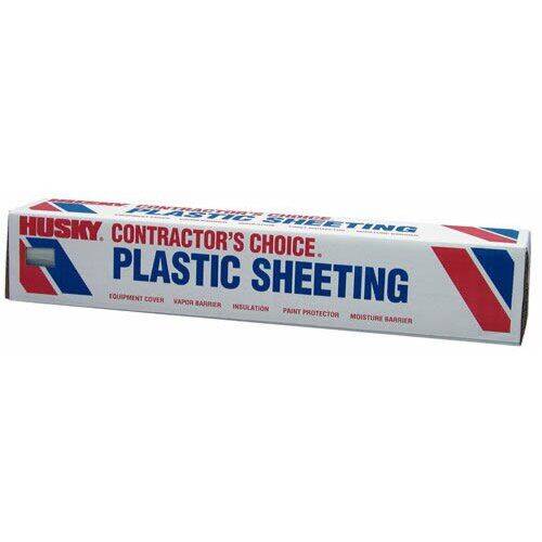 POLY-AMERICA CF1020C Husky® 20-Foot X 100-Foot 10-Mil Clear Poly Film ...