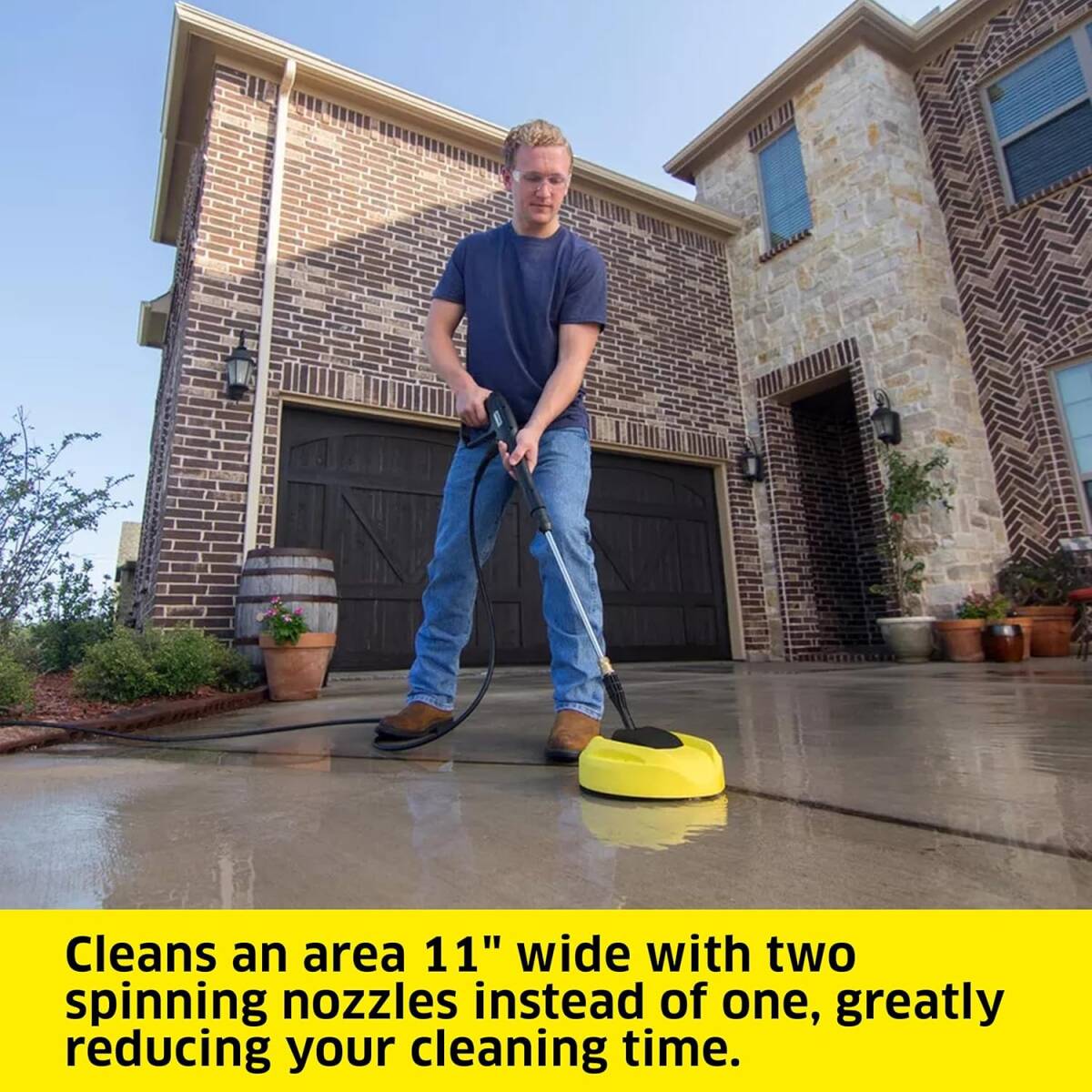 Karcher 82425 11-Inch Pressure Washer Surface Cleaner at Sutherlands