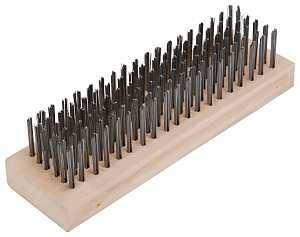 ProSource WB00619S 6-Bristle X 19-Bristle, Steel Wire Block Brush at ...