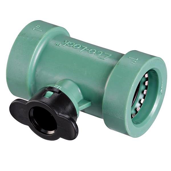 Orbit® 36672 1-Inch X 1-Inch X 1/2-Inch Eco-Lock Tee at Sutherlands