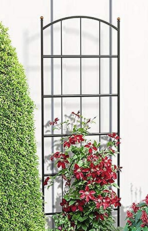Panacea® 81432 60-Inch Black Modern Farmhouse Pot Trellis at Sutherlands