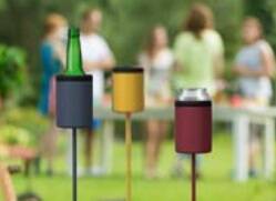 Panacea® 87930 30-Inch Assorted Colors Insulated Beverage Stakes with ...