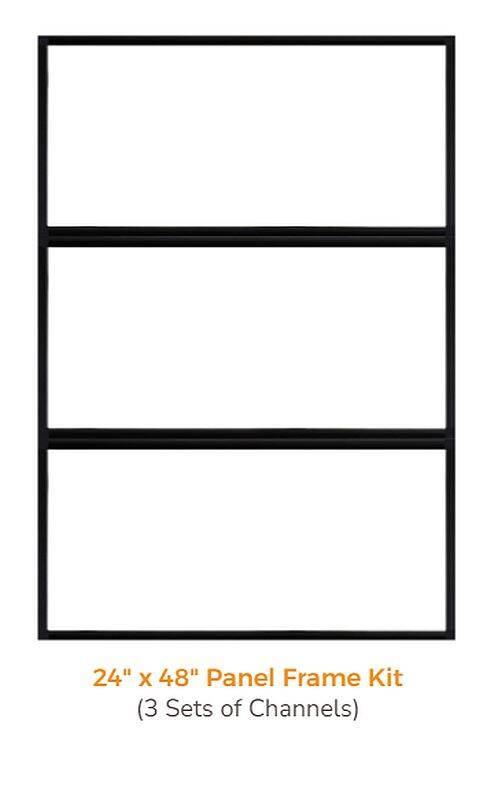 OUTDECO ODCC24 24 X 48-Inch Black Galvanized Steel Privacy Panel Frame ...