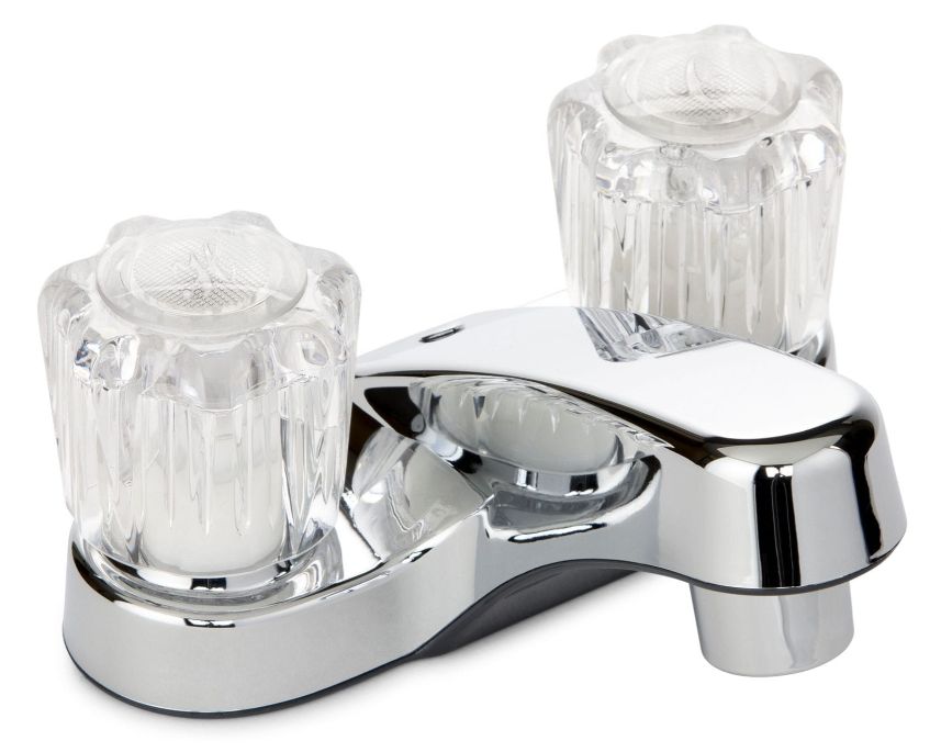 Belanger B1004-10 Polished Chrome 2-Handle Non-Metallic Bathroom Faucet ...