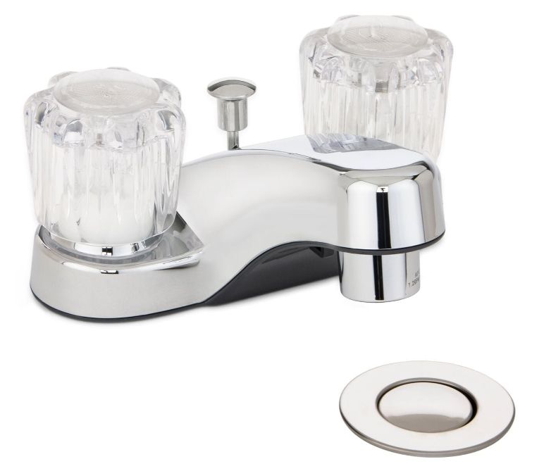 Belanger B1004-10PO B1 Polished Chrome 2-Handle Bathroom Sink Faucet ...