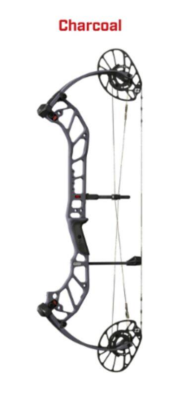 PSE 2230E2RCH2970 70-Lb Charcoal RH PSE EVO XF 30 Compound Bow With E2 Cams at Sutherlands