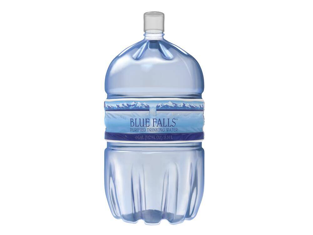 PREMIUM WATERS 200020 Blue Falls 4-Gallon Bottled Purified Water Jug at ...
