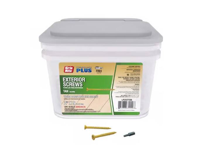 Grip-Rite LP2STTBK Grip-Rite Primeguard Plus No. 9 Wire X 2 Inch ...