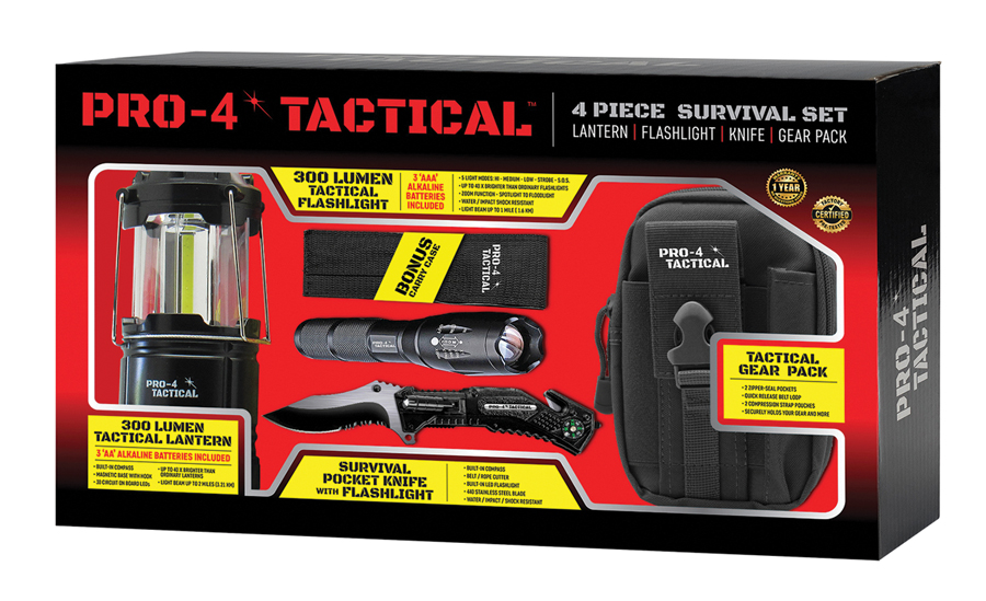 Pro-4 Marketing 4998 4-Piece Survival Set at Sutherlands