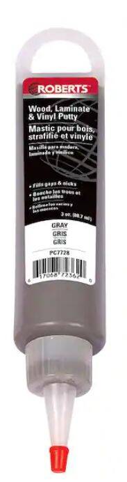 ROBERTS PC7728 3-Ounce Gray Wood Laminate And Vinyl Putty at Sutherlands