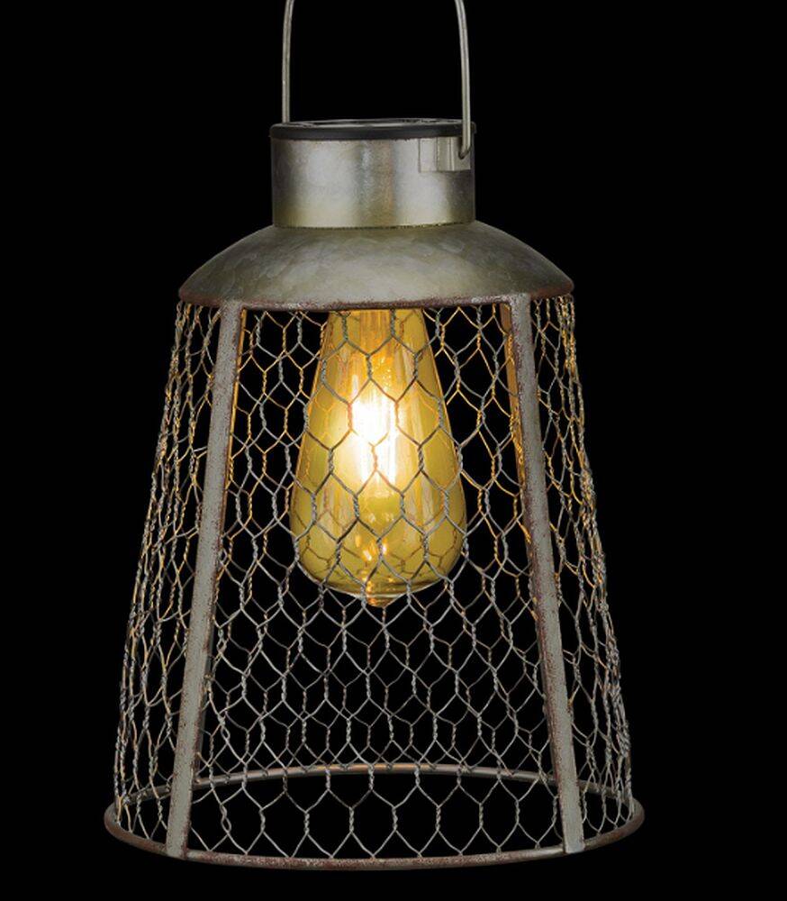 Regal Art & Gift 12519 Bell Shape Edison Solar Lantern at Sutherlands