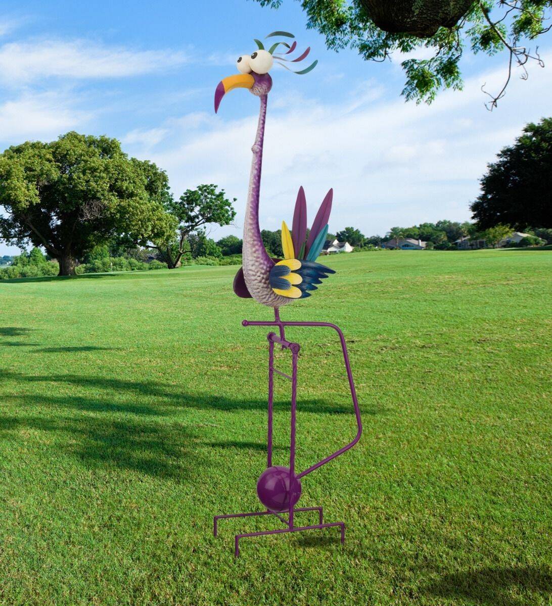 Regal Art & Gift 13501 Goofy Rocker Stake Crane at Sutherlands