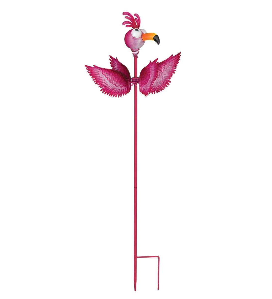 Regal Art And T 13504 Goofy Spinner Stake Flamingo At Sutherlands