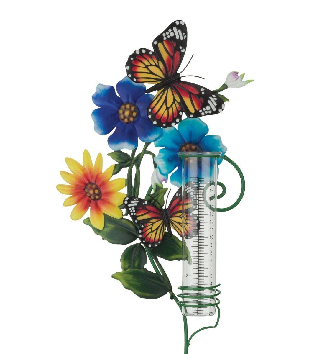 Regal Art & Gift 13545 Flower Rain Gauge Stake Butterfly #3245909 at ...